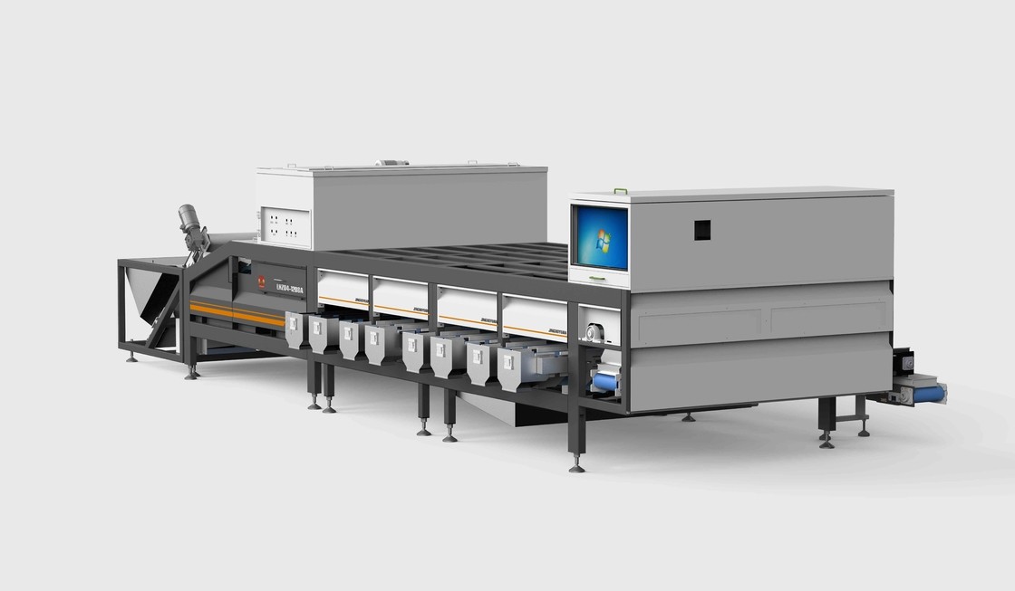 เครื่องคัดแยกวันที่แบบกลไกขับเคลื่อนด้วยไฟฟ้า 8 ช่องสำหรับพุทรา